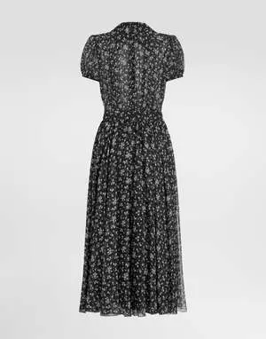 Dolce & Gabbana Floral-print Chiffon Dress