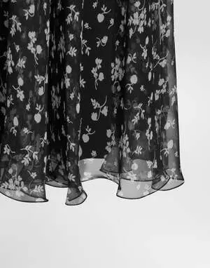 Dolce & Gabbana Floral-print Chiffon Dress