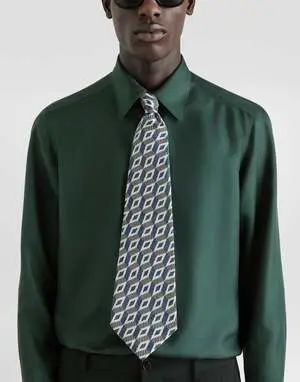 Dolce & Gabbana Diamond-shaped Jacquard Tie - Multicolor
