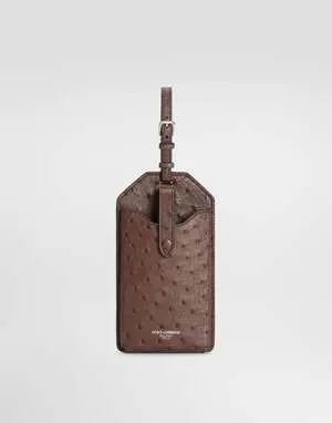 Dolce & Gabbana Ostrich Leather Eyewear Case