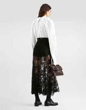 Dolce & Gabbana Chantilly Lace Skirt