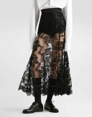 Dolce & Gabbana Chantilly Lace Skirt