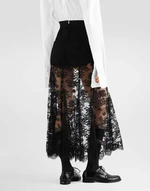 Dolce & Gabbana Chantilly Lace Skirt