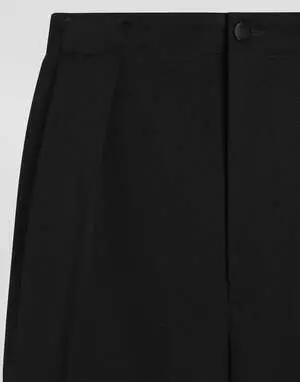 Dolce & Gabbana Wool Gabardine Trousers