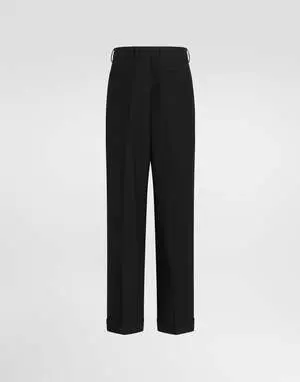 Dolce & Gabbana Wool Jacquard Trousers
