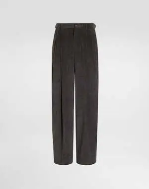 Dolce & Gabbana Velvet Trousers - Grey