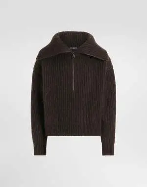 Dolce & Gabbana Wool Blend Pullover - Brown