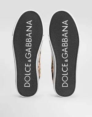 Dolce & Gabbana Dg Sailing Sneakers In Leo- Calfskin