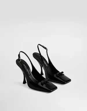 Dolce & Gabbana Calfskin Slingback - Black