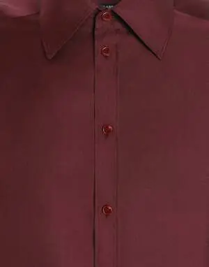 Dolce & Gabbana Silk Twill Martini Shirt - Bordeaux