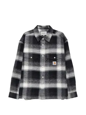 Carhartt Work In Progress Checked Cotton Shirt - Blue