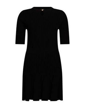 Balmain Mini Dress Size Viscose, Polyester - Black