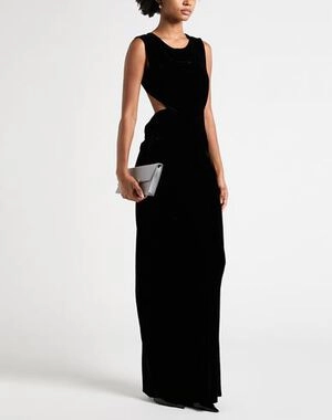 Rick Owens Maxi Dress Size Viscose, Silk