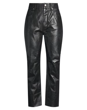 Rick Owens Pants Size Calfskin - Black
