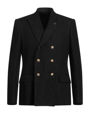 LARDINI Blazer Size Linen - Black