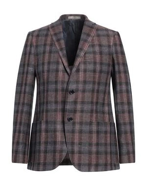 CC COLLECTION CORNELIANI Blazer Brick Size Linen, Cotton - Red