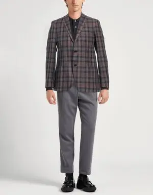 CC COLLECTION CORNELIANI Blazer Brick Size Linen, Cotton