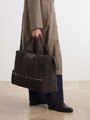 METIER Racer 53 Suede Weekend Bag - Chocolate