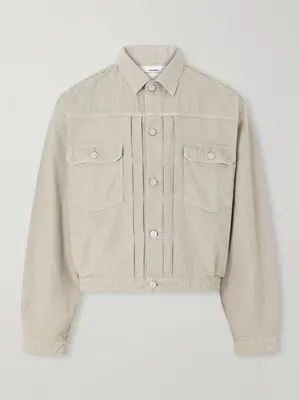 Visvim Visvim - 101XX Embroidered Garment-Dyed Corduroy Jacket - Men - Neutrals - 1 Neutrals