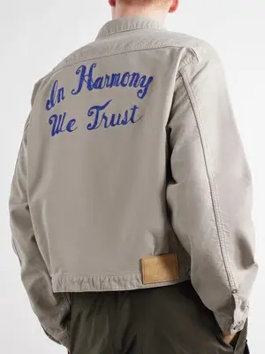 Visvim 101xx Embroidered Garment-dyed Corduroy Jacket