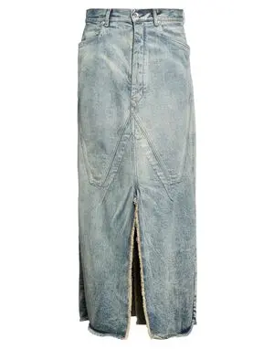 Rick Owens Denim Skirt Size Cotton