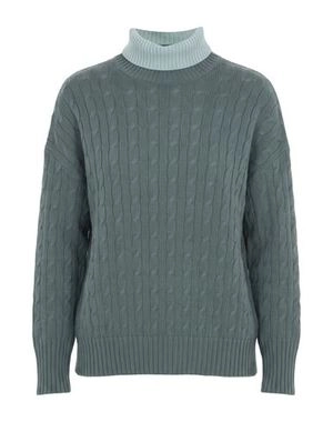 DRUMOHR Turtleneck Slate Size Cashmere - Blue