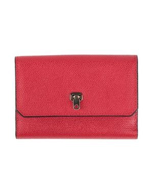 VALEXTRA Wallet Calfskin - Red