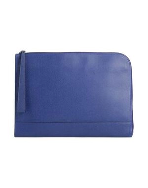 VALEXTRA Document Holder Calfskin - Blue
