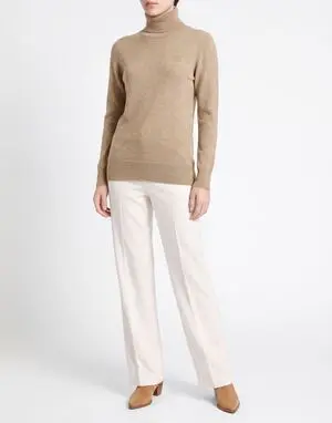 Fabiana Filippi Turtleneck Tan Size Cashmere