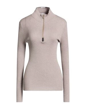 Brunello Cucinelli Sweater Size Cashmere, Silk, Polyamide, Metallic Polyester, Brass - Grey
