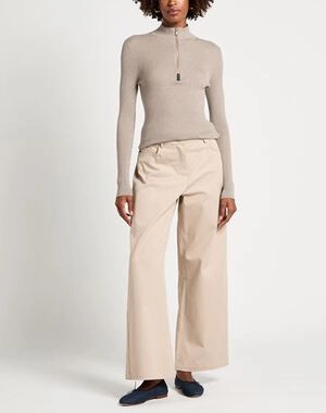 Brunello Cucinelli Sweater Size Cashmere, Silk, Polyamide, Metallic Polyester, Brass - Grey