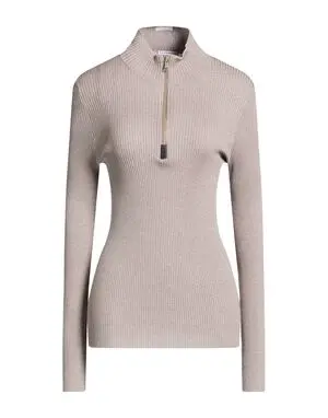 Brunello Cucinelli Sweater Size Cashmere, Silk, Polyamide, Metallic Polyester, Brass - Grey
