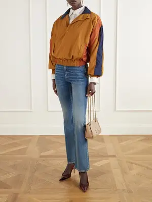 Saint Laurent Niki Matelassé Crinkled-leather Shoulder Bag