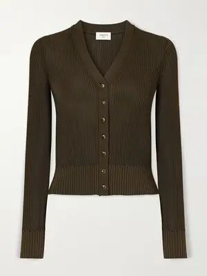 Saint Laurent Ribbed Cardigan