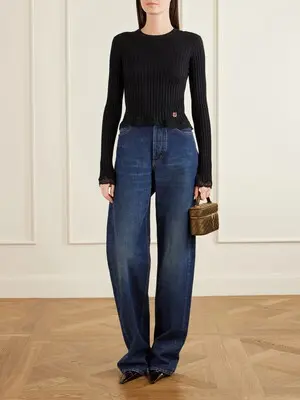 Saint Laurent Gaby Satin Shoulder Bag