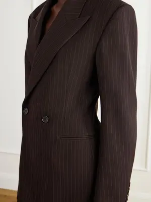 Saint Laurent Striped Wool-blend Blazer