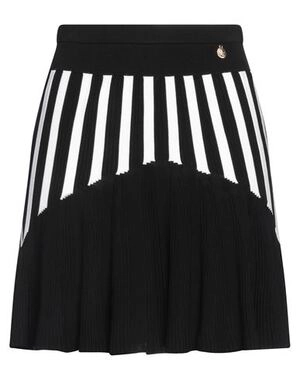 Balmain Mini Skirt Size Viscose, Polyester, Polyamide - Black