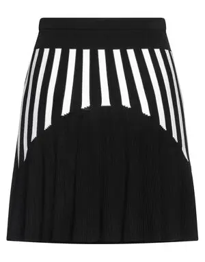 Balmain Mini Skirt Size Viscose, Polyester, Polyamide