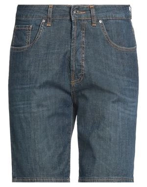 LIU •JO MAN Denim Shorts Size Cotton, Elastane - Blue