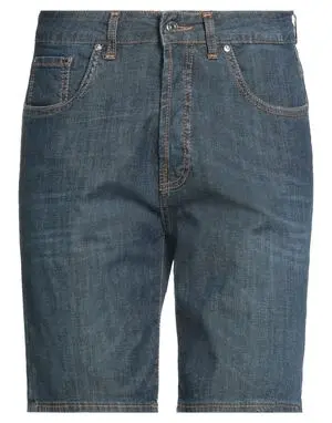 LIU •JO MAN Denim Shorts Size Cotton, Elastane