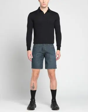 LIU •JO MAN Denim Shorts Size Cotton, Elastane