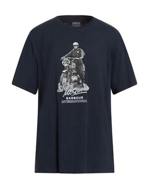 Barbour T-shirt Size Cotton - Navy