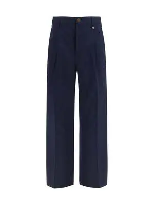 VIVIENNE WESTWOOD Rafael Wide-leg Virgin Wool Pants - Blue