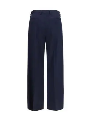 VIVIENNE WESTWOOD Rafael Wide-leg Virgin Wool Pants - Blue