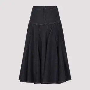 Jacquemus La Jupe De-nimes Lavoir Midi Skirt - Blue