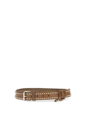 Miu Miu Studded Suede Belt