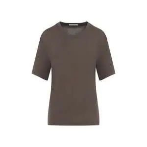 LEMAIRE Ribbed T-shirt - Gray
