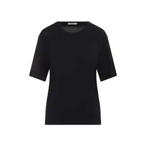 LEMAIRE Ribbed T-shirt - Black