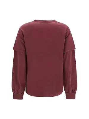 GANNI Future Heavy Jersey Long-sleeve T-shirt
