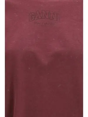GANNI Future Heavy Jersey Long-sleeve T-shirt